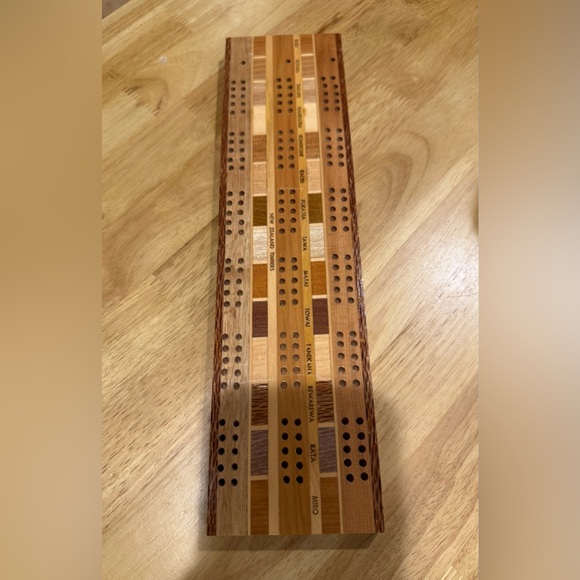 Sovereign Woodware | Games | New Wooden Cribbage Board Handcrafted In ...